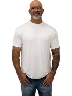 EPIC FITS Active Tech Crew Neck T-shirt - White