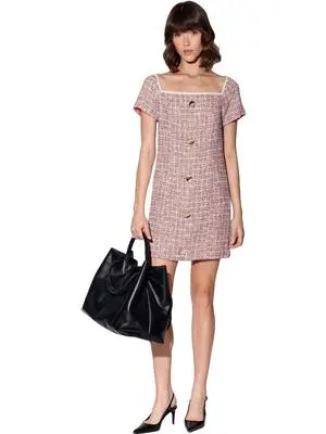 Walter Baker Hayden Tweed Mini Dress - Canyon Tweed