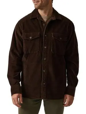 34 Heritage Corduroy Overshirt - Chocolate Brown