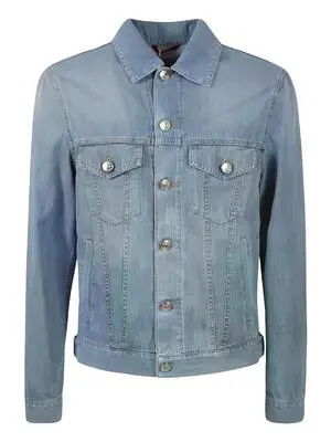 Brunello Cucinelli Buttoned Jacket - Blue
