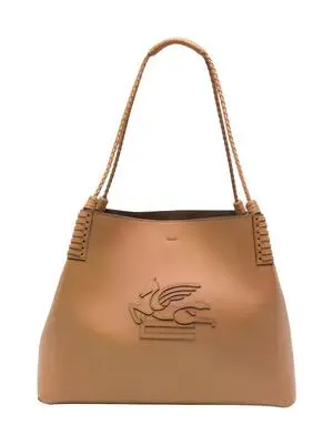 Etro Braided Handle Shoulder Bag - Neutrals