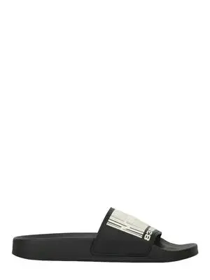 Vetements Logo-print Slides - Black