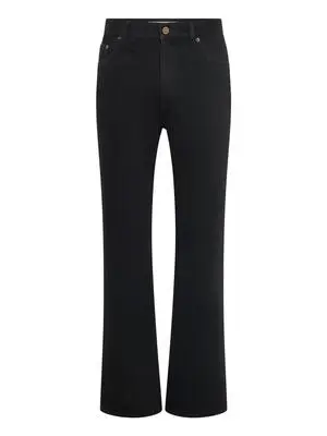 Gabriela Hearst Rey Straight-leg Recycled Cotton Jeans - Black