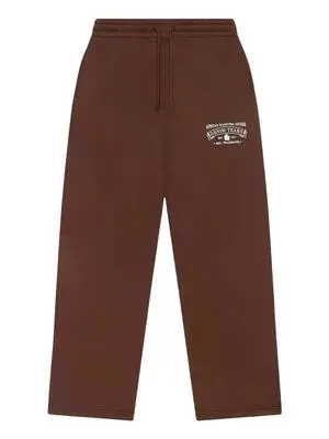 DENIM TEARS Logo-detail Track Pants - Brown