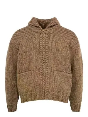 Visvim Cowichan Hand-knit Cardigan - Brown
