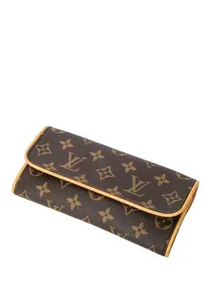 LOUIS VUITTON 1998 PM Twin Clutch Bag