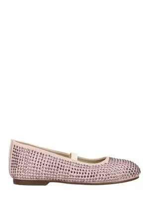 BABYWALKER Crystal-embellished Mary Janes - Pink