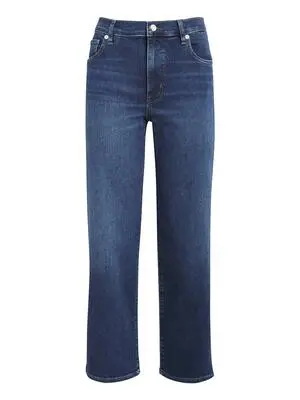 FRAME The Mellow Slim Wide-leg Jeans - Blue