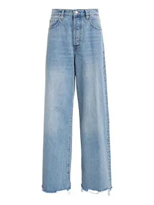 FRAME The Collegiate Wide-leg Jeans - Blue