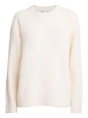Vince Cashmere Crew-neck Sweater - Ivory