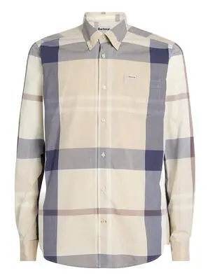 Barbour Cotton Harris Tailored Shirt - Grey