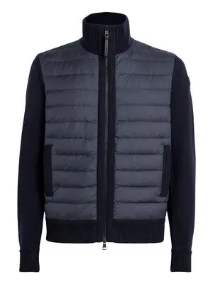 Moncler Quilted Down Jacket - Blue