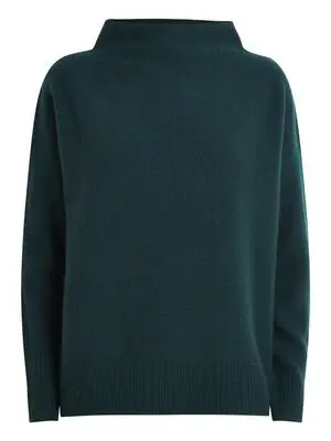 Vince Cashmere Funnel-neck Sweater - Green