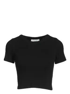 JJXX BY JACK & JONES Ribbed Crop T-shirt - Black