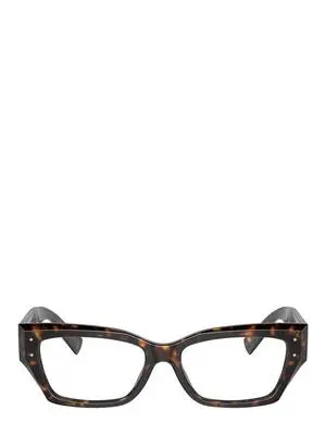 Dolce & Gabbana Dg Sharped Eyeglasses - Brown