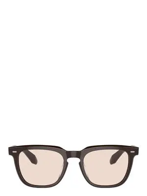Oliver Spencer Square Acetate Frame - Brown