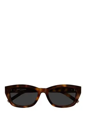 Saint Laurent Sl M153 Linea Monogram Sunglasses - Havana