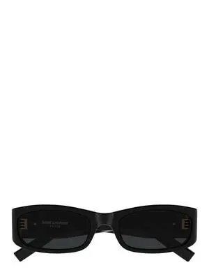 Saint Laurent Sl M152 Linea Monogram Sunglasses - Black