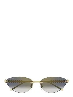 CARTIER Ct0543s Clash De Sunglasses - Gold