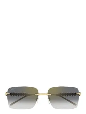 CARTIER Ct0545s Clash De Sunglasses - Gold
