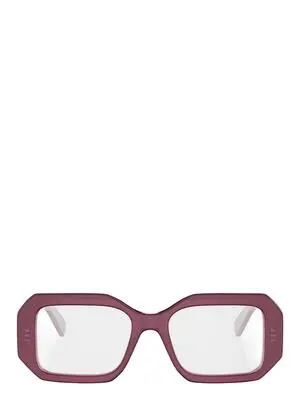 Celine Triomphe Rectangular Frame - Red