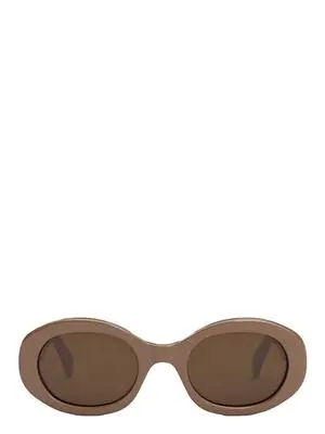 Celine Triomphe Oval - Brown