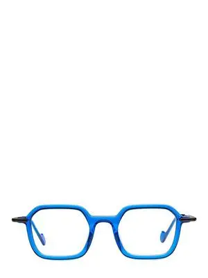 MATTTEW Geometric Square Frame Glasses - Blue