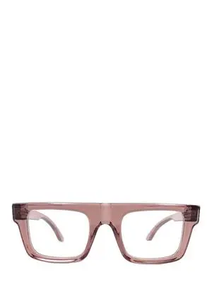 PANETTI EYEWEAR Rectangular Frame Eyeglasses - Brown