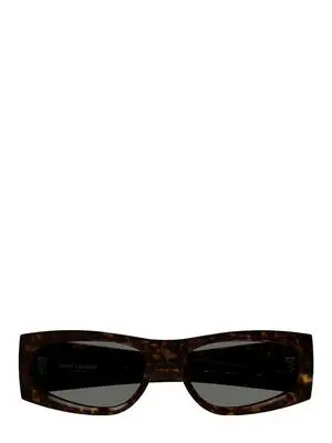 Saint Laurent Monogram Sunglasses - Brown