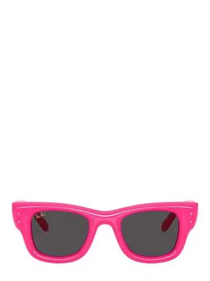 RAY BAN Ray-ban X A$ap Rocky Wayfarer Puffer Sunglasses - Fuchsia