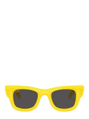 RAY BAN Ray-ban Wayfarer Puffer Sunglasses - Yellow