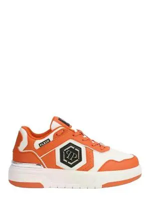 Philipp Plein Sk8r Logo Low-Top Sneakers Orange