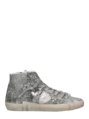 Philippe Model Prsx High Top Sneakers - Grey