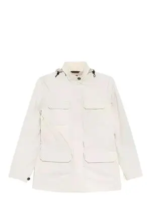 N.peal Hooded Pocket Jacket - Neutrals