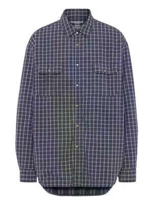 MAISON MARGIELA Long-sleeved Shirt - Blue