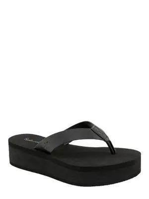 Splendid Platform Flip Flop - Black