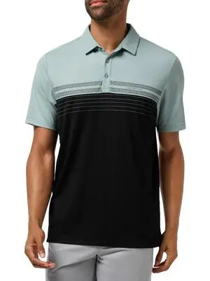 Travis Mathew Postcard Book Colorblock Polo Shirt - Arona