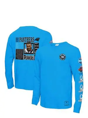 Mitchell & Ness Julius Peppers Carolina Panthers Pro Bowl Long Sleeve T-shirt - Blue