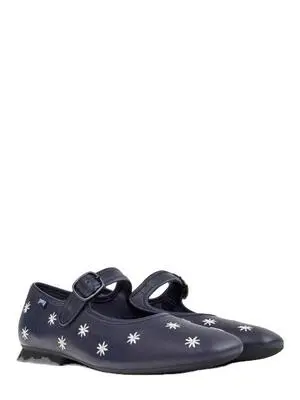 Camper Casi Myra Mary Jane Flat - Dark Blue