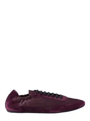 Prada Collapse Re-nylon Sneakers - Burgundy
