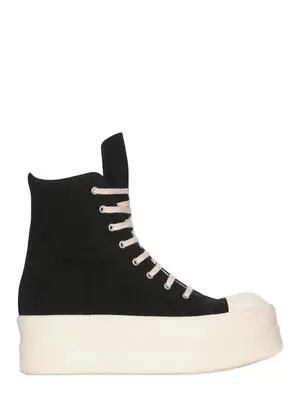 Rick Owens Double Bumper High-top Sneakers - Black/milk