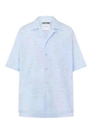 Moschino Duck-print Shirt - Blue