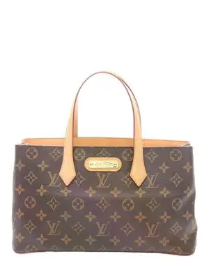 LOUIS VUITTON Wilshire Pm Tote Bag - Brown