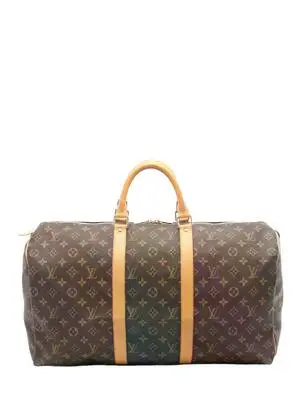 LOUIS VUITTON 1999 50 Keepall Travel Bag - Brown
