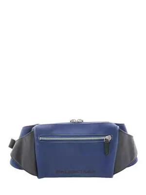 Balenciaga Logo-print Belt Bag - Blue