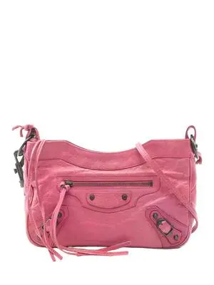 Balenciaga 2000s Leather Shoulder Bag - Pink