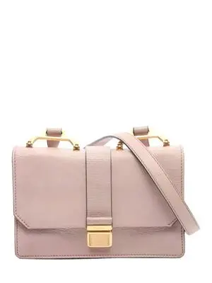 Miu Miu Madras Leather Shoulder Bag - Pink