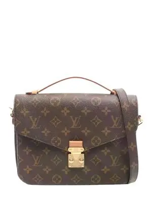 LOUIS VUITTON 2000s Mm Métis Monogram Tote Bag - Brown