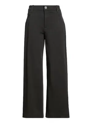 Wit & Wisdom Skyrise Crop Wide Leg Twill Pants - Black