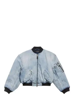 Balenciaga Standard Bomber Jacket - Blue